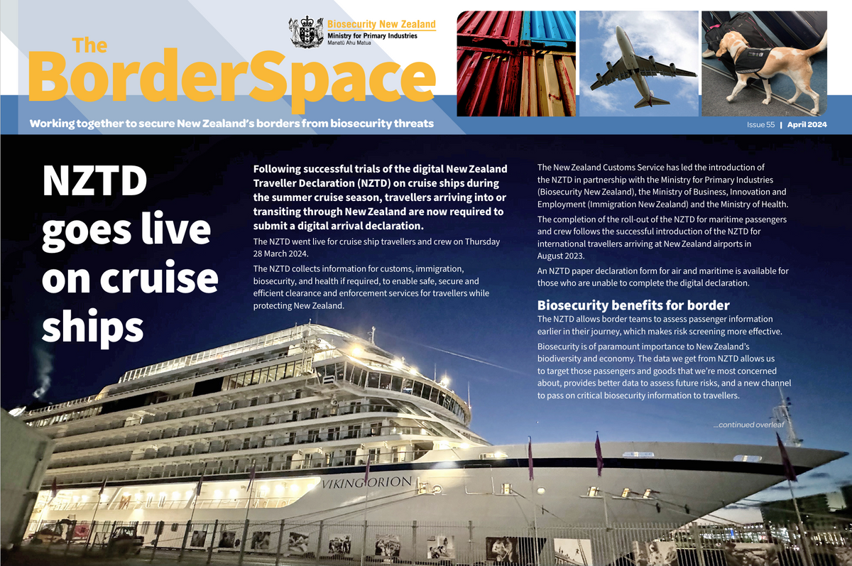 NEW Border Space Newsletter - April 2024 – SPS Biota