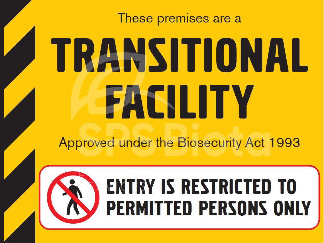 Biosecurity Signs (Large) | Order Online | SPS Biota